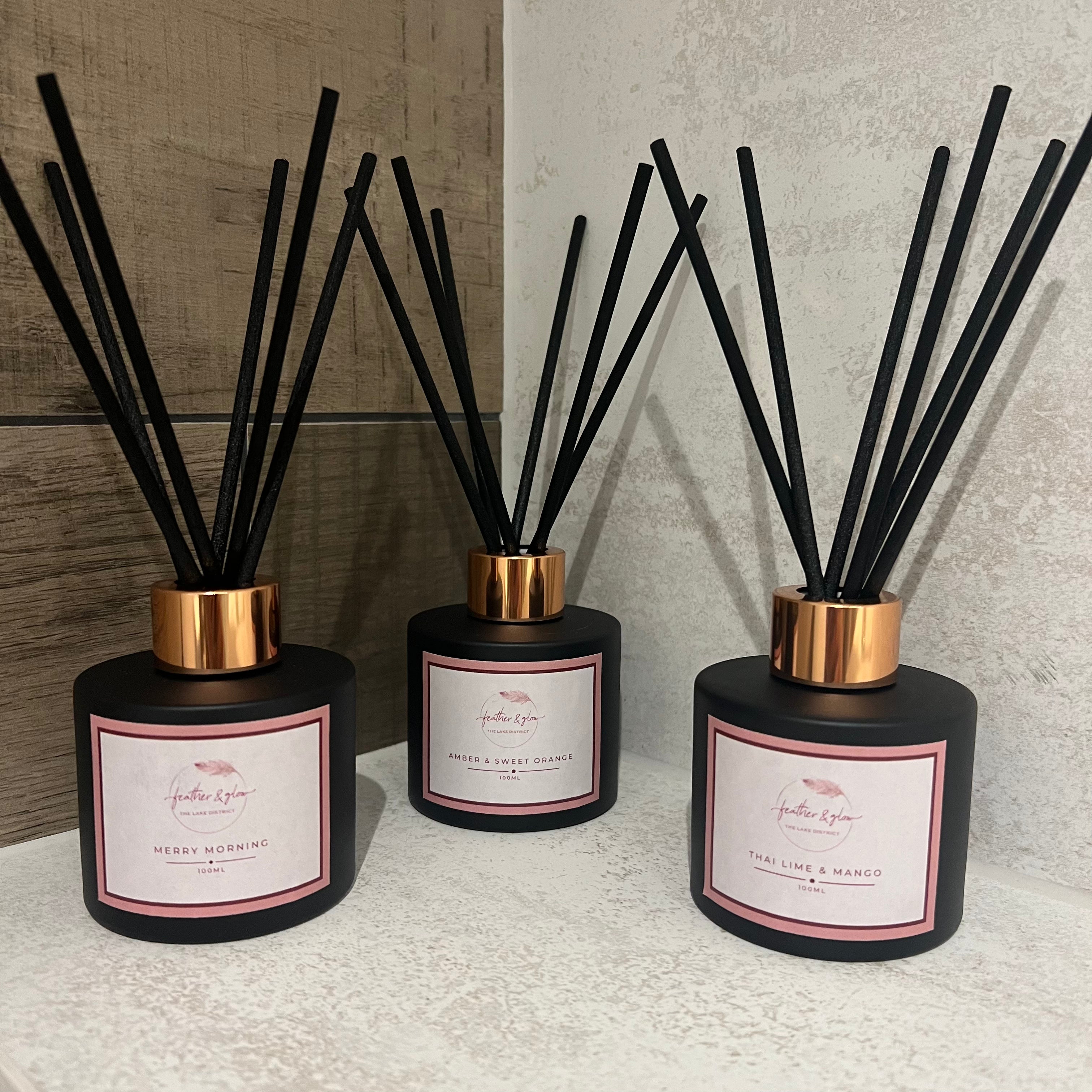 Reed Diffusers – Feather & Glow