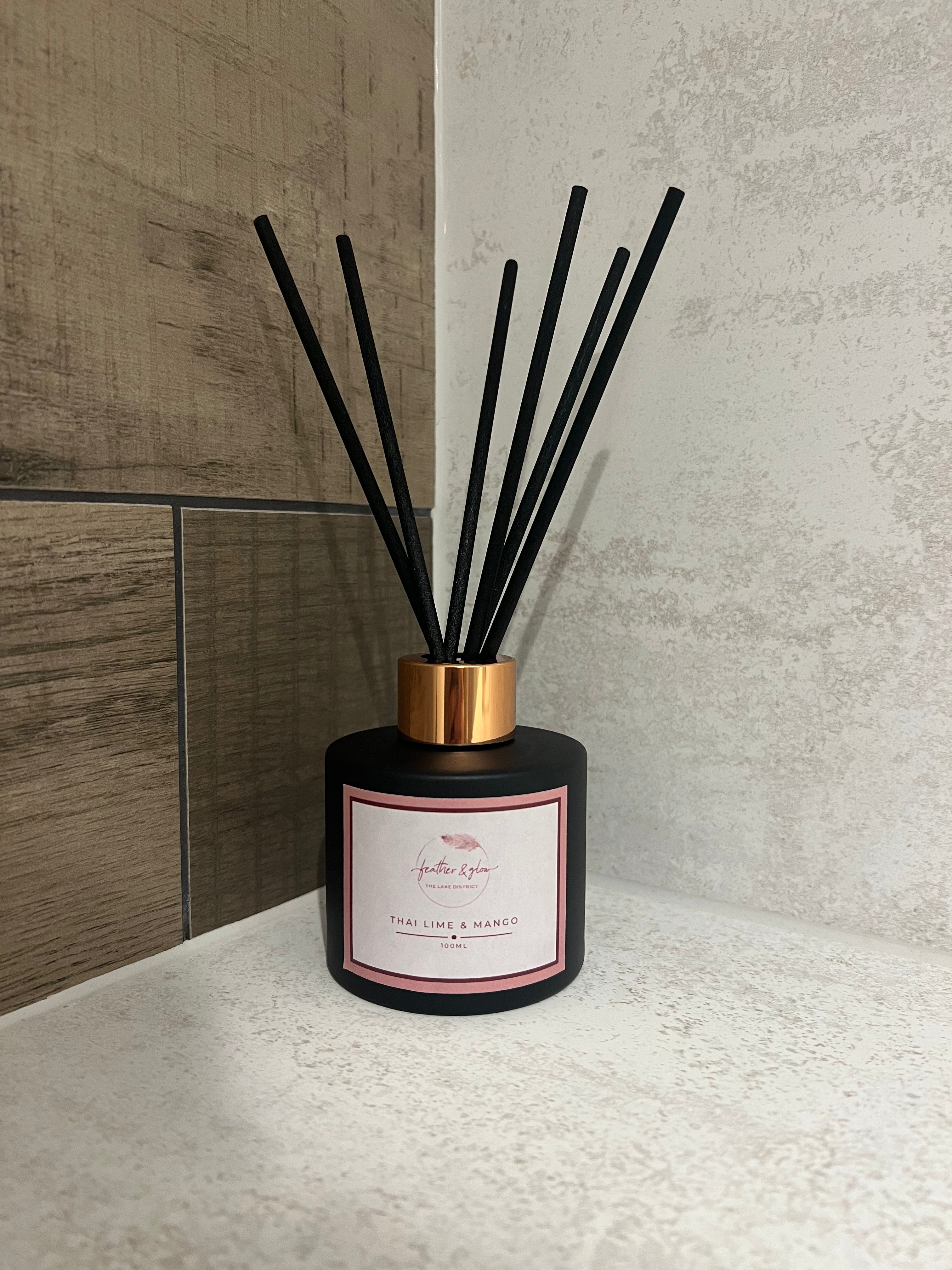 Thai Lime & Mango Reed Diffuser – Feather & Glow